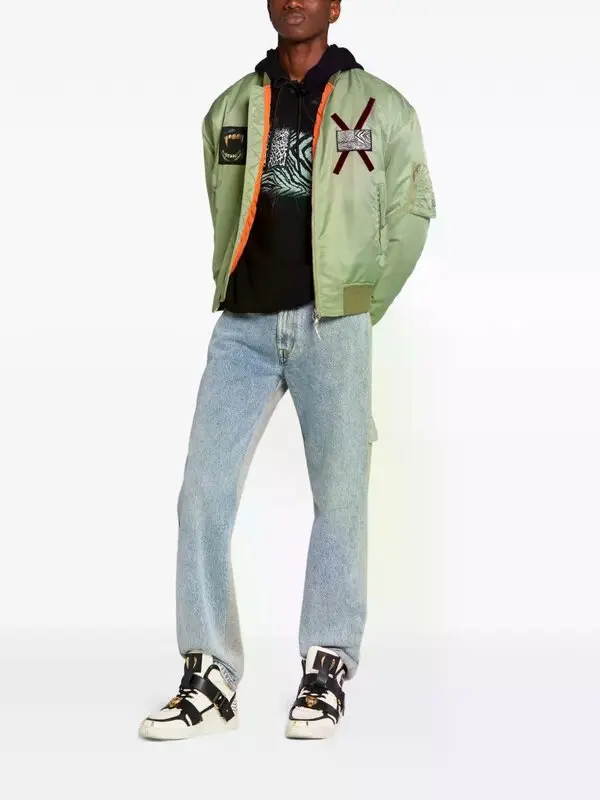 Roberto Cavalli Jersey-back Straight-leg Jeans