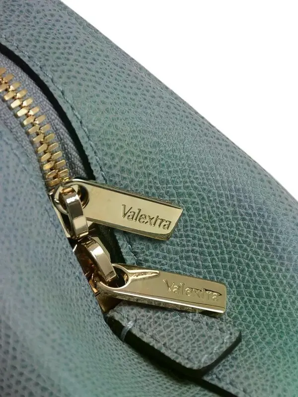 VALEXTRA Mini Saffiano Leather Top-handle Bag