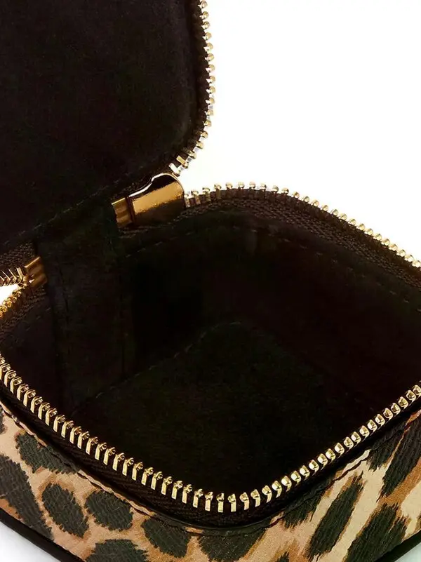 Smythson Leopard-print Leather Trinket Case