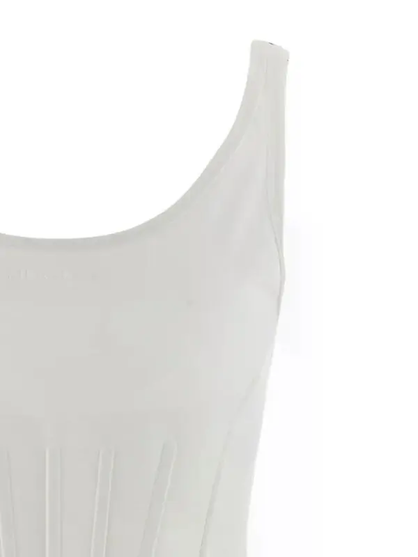 MUGLER Corseted Tank Top