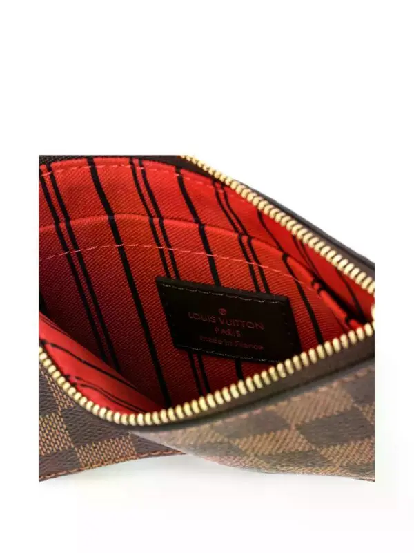 LOUIS VUITTON Neverfull Pochette Damier Small Pouch