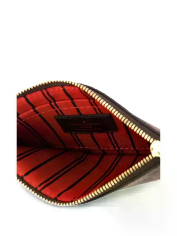 LOUIS VUITTON Neverfull Pochette Damier Small Pouch