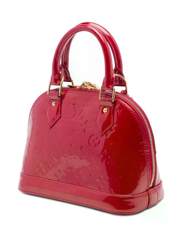 LOUIS VUITTON 2012 Monogram Vernis Alma Bb Satchel