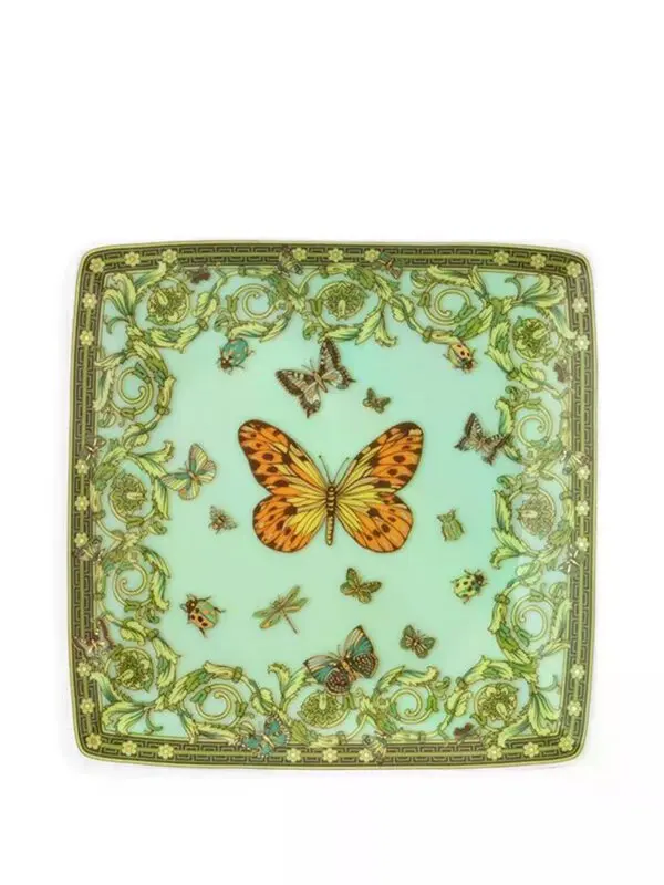 Versace Jardin De Butterfly-print Bowl