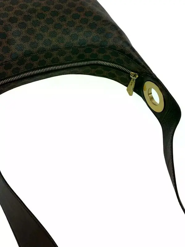 Celine 1998 Macadam Coated Canvas Shoulder Bag
