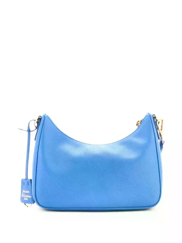 Prada Re-edition 2005 Shoulder Bag Saffiano Leather - Blue
