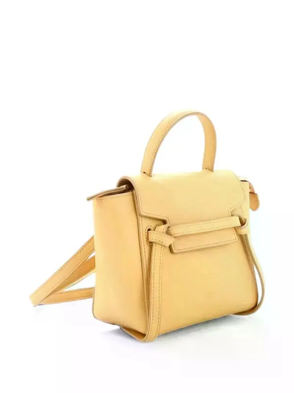 Celine Belt Bag Textured Leather Pico Shoulder Bag