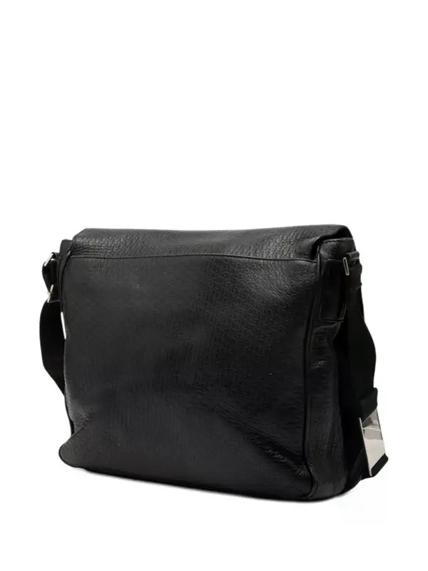 Dior Diorissimo Embossed Leather Messenger Bag
