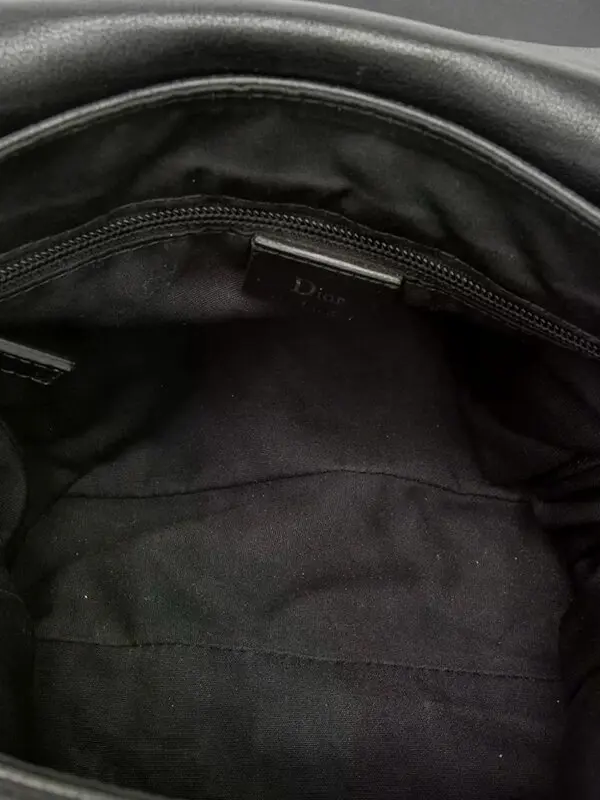 Dior Diorissimo Embossed Leather Messenger Bag