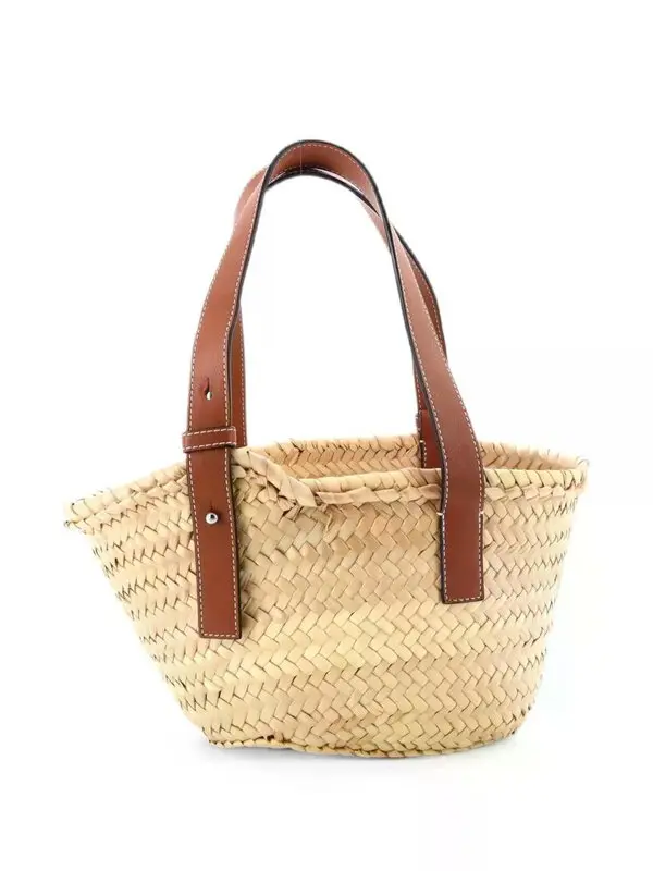 Loewe Basket Raffia Small Tote Bag