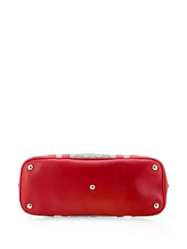Gucci Gg Coated Canvas Small Satchel