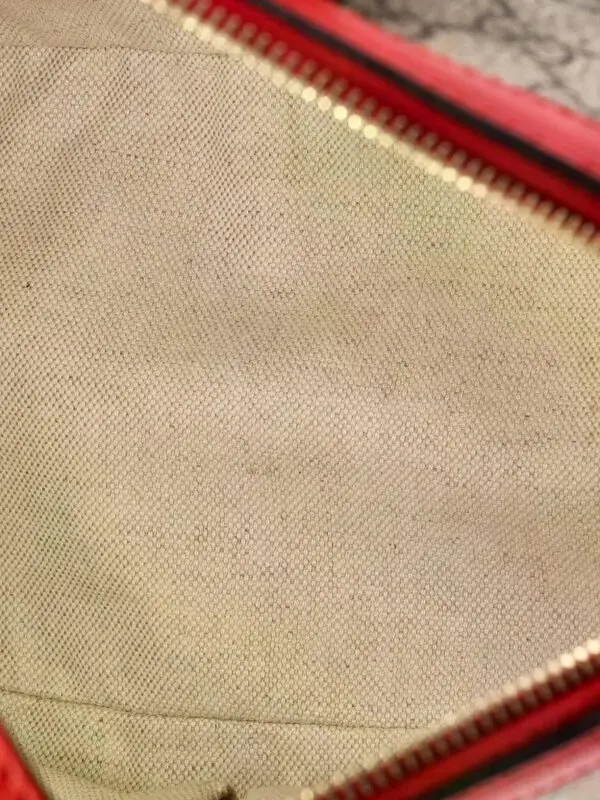 Gucci Gg Coated Canvas Small Satchel