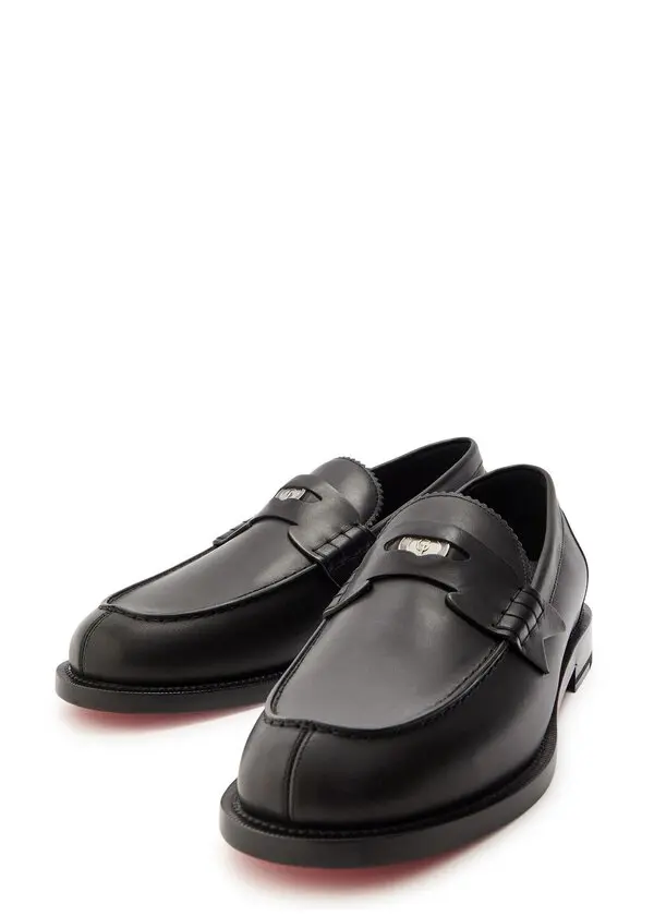 CHRISTIAN LOUBOUTIN The Plato Leather Loafers