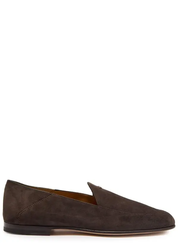 TOD'S Suede Loafers - Brown