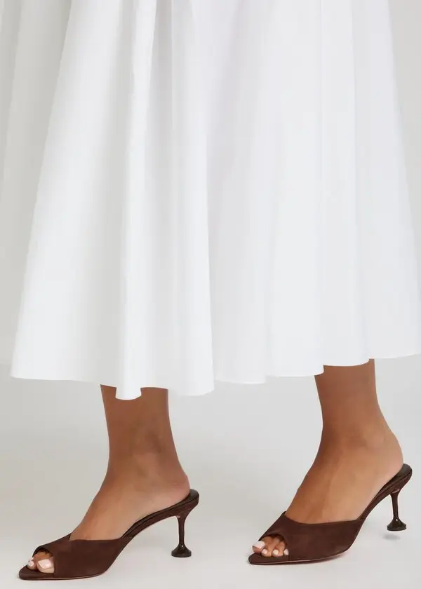 AQUAZZURA Bisous 65 Suede Mules