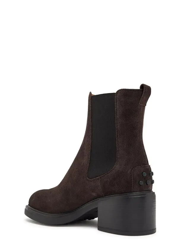 TOD'S Gomma 60 Suede Ankle Boots
