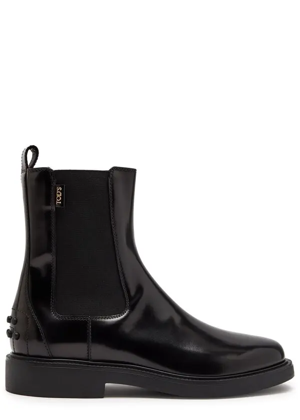 TOD'S Gomma 20l Patent Leather Chelsea Boots