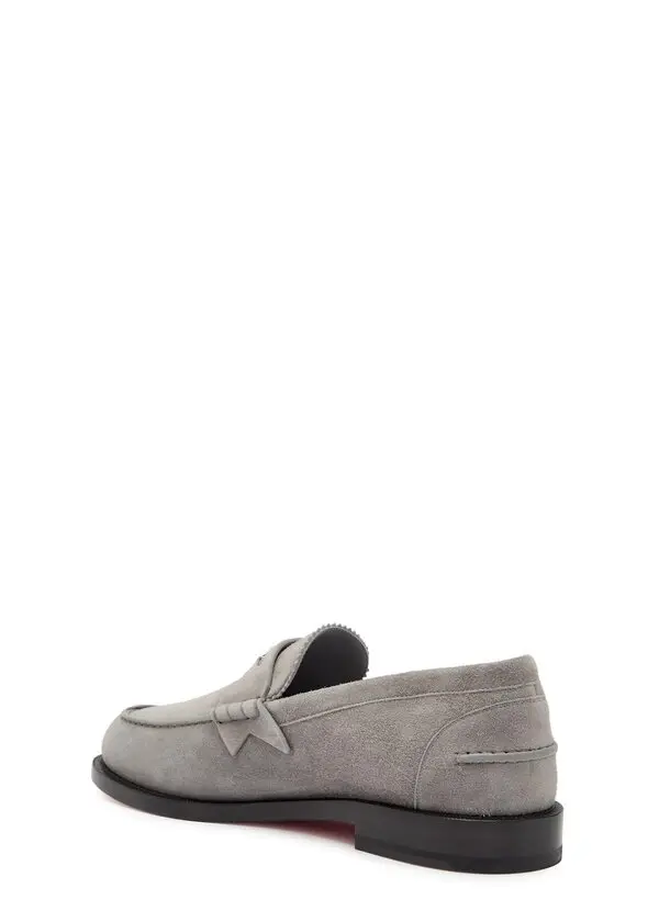 CHRISTIAN LOUBOUTIN The Plato Velour Loafers