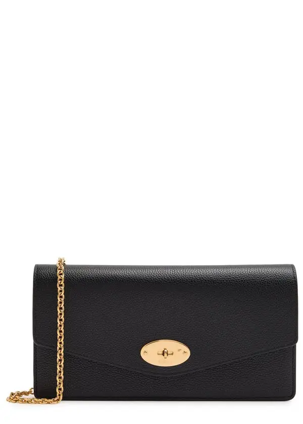 Mulberry Darley Grained Leather Clutch