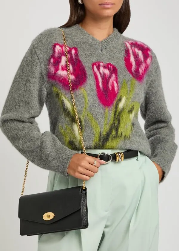 Mulberry Darley Grained Leather Clutch