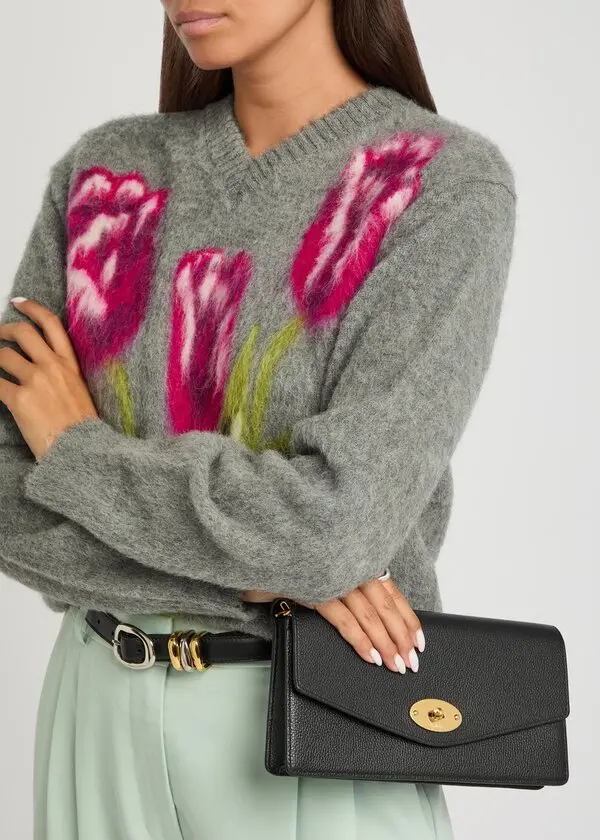 Mulberry Darley Grained Leather Clutch