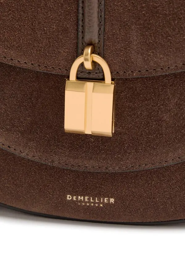 DEMELLIER Siena Leather And Suede Saddle Bag