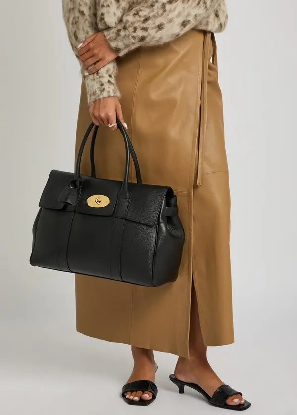 Mulberry Bayswater Classic Small Grained Leather Tote