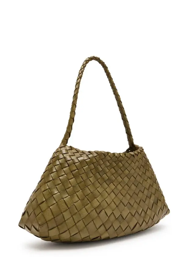 Dragon Diffusion Rosanna Woven Leather Shoulder Bag