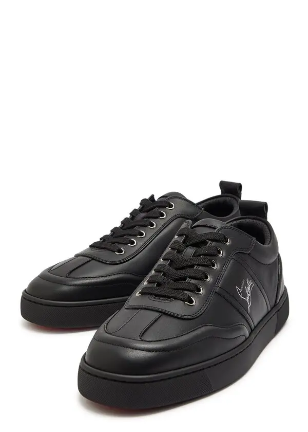 CHRISTIAN LOUBOUTIN Retero Logo Leather Sneakers