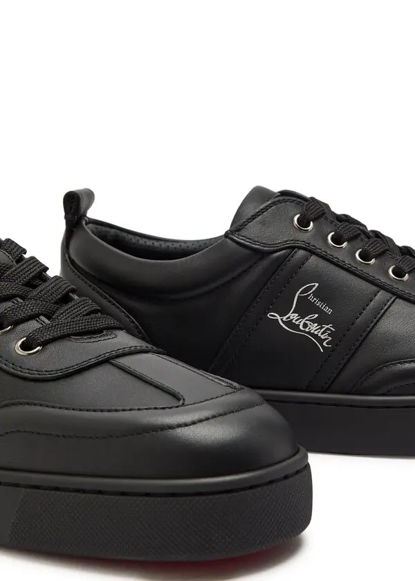 CHRISTIAN LOUBOUTIN Retero Logo Leather Sneakers