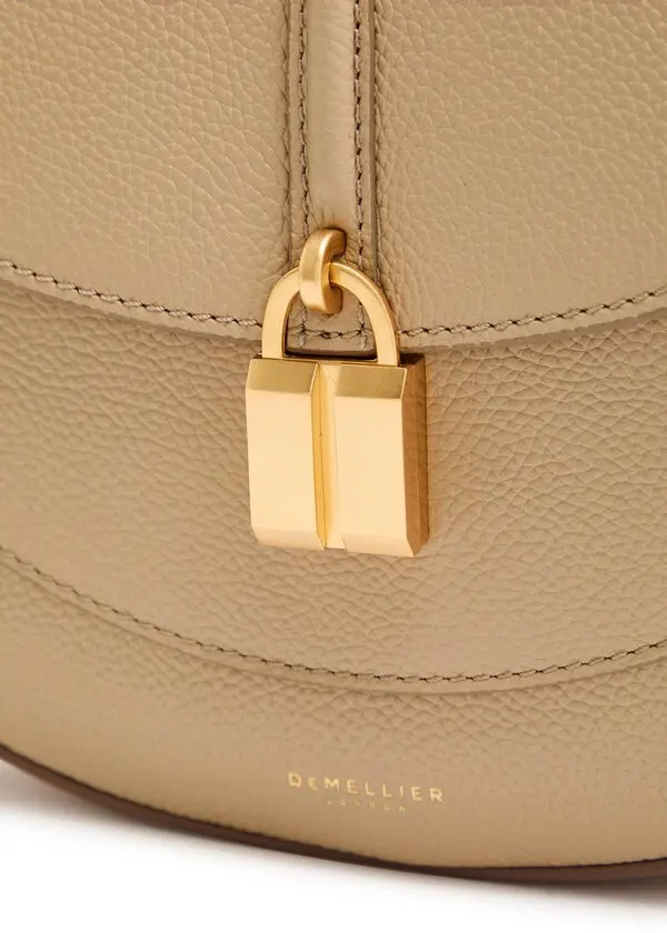 DEMELLIER Siena Grained Leather Saddle Bag