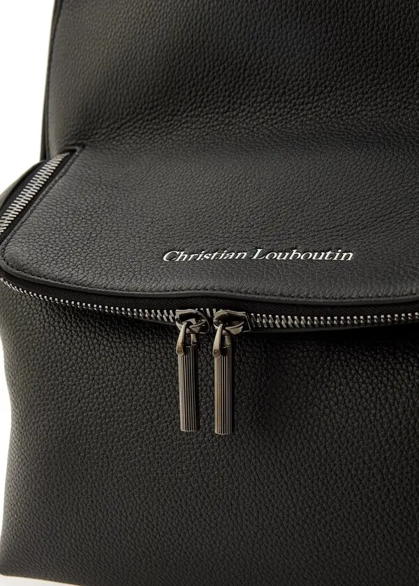 CHRISTIAN LOUBOUTIN Nostalgic Grained Leather Backpack