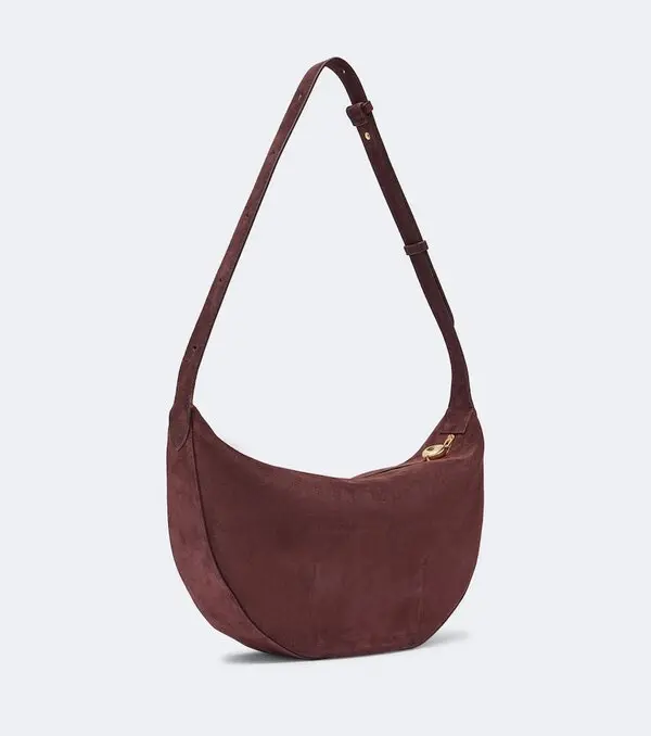 JOSEPH Bean Large Suede Shoulder Bag