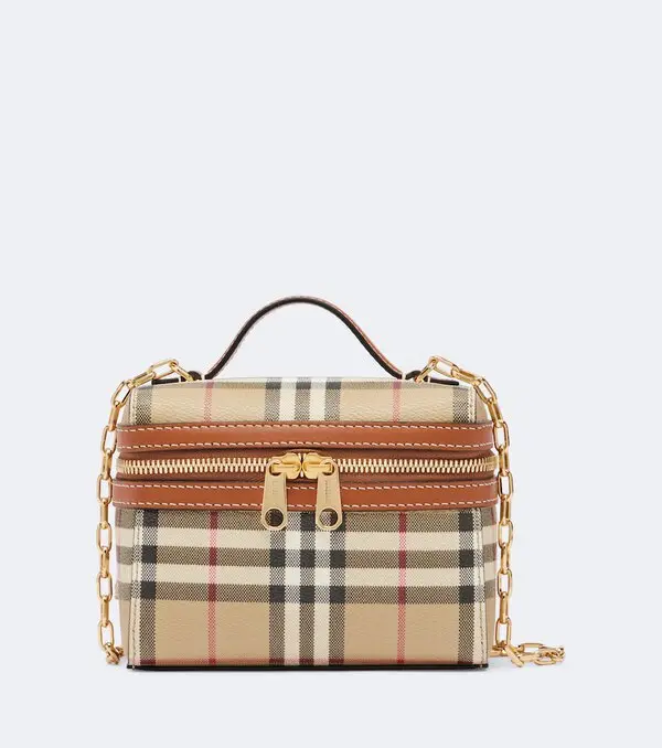 Burberry Check Mini Vanity Bag