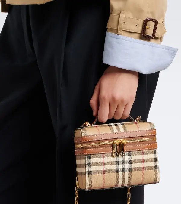 Burberry Check Mini Vanity Bag
