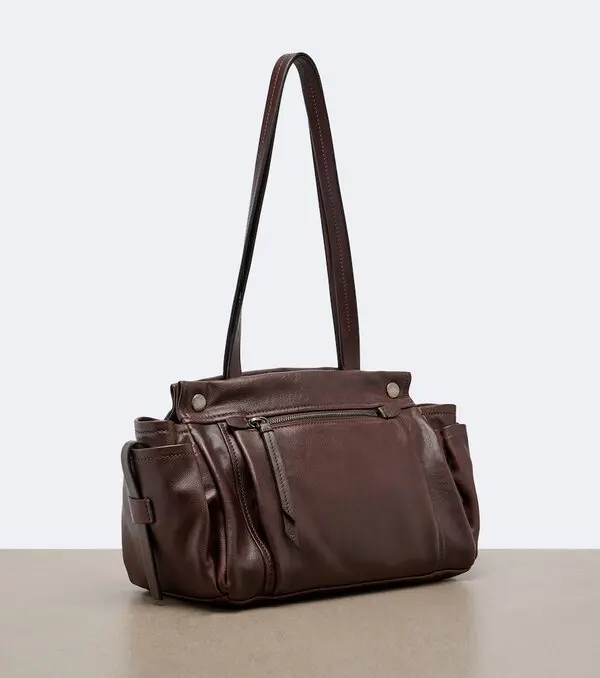 Prada Route Medium Leather Tote Bag