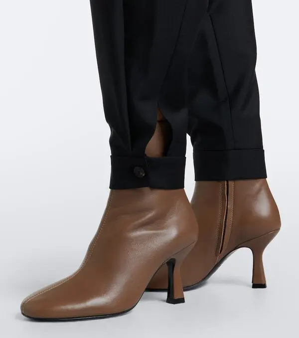 SOULIERS MARTINEZ Talin Leather Ankle Boots