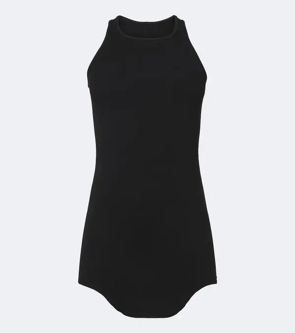Rick Owens Basic Ribbed-knit Cotton Jersey Tank Top
