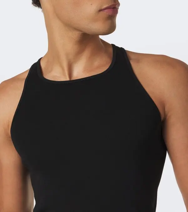 Rick Owens Basic Ribbed-knit Cotton Jersey Tank Top