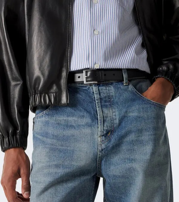 Saint Laurent Vadim Leather Belt