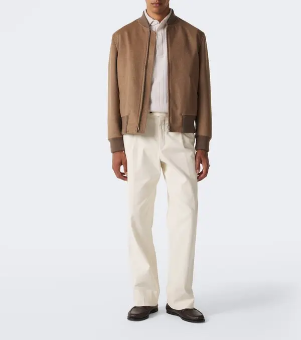 LARDINI Cashmere Polo Sweater