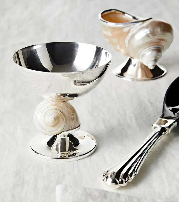 TAVARES 1922 Shell Sterling Ice Cream Bowl