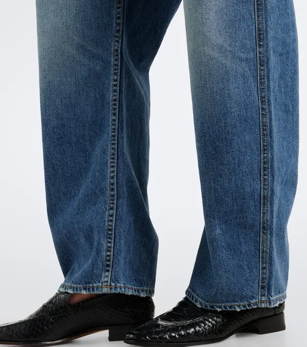 NILI LOTAN Tribeca Barrel-leg Jeans