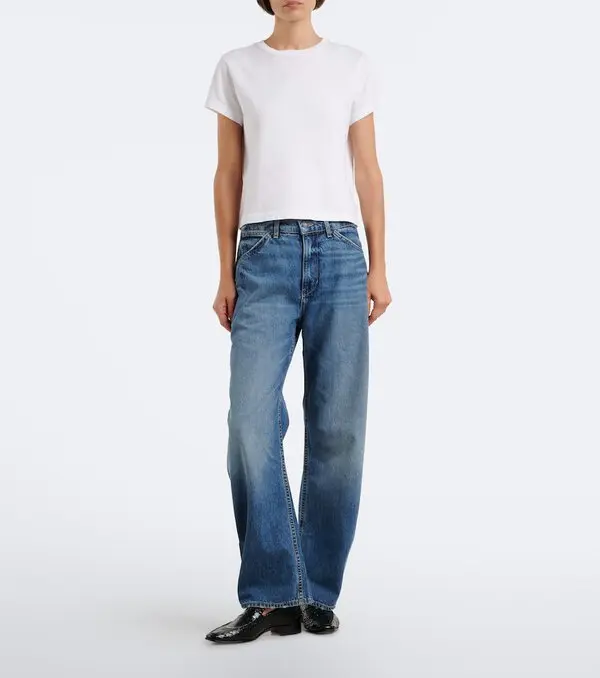 NILI LOTAN Tribeca Barrel-leg Jeans