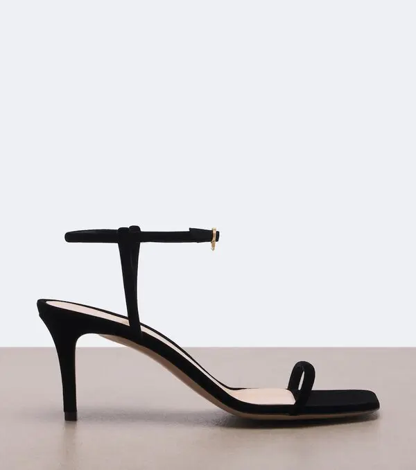 GIANVITO ROSSI Velvet Sandals