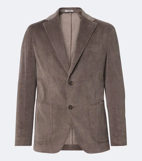 Eleventy Cotton And Cashmere Corduroy Blazer