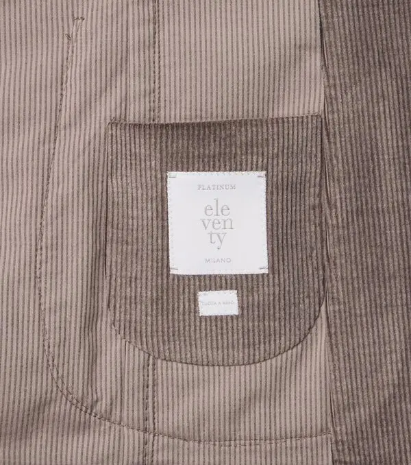 Eleventy Cotton And Cashmere Corduroy Blazer