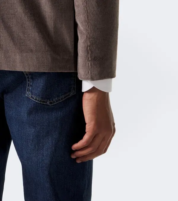 Eleventy Cotton And Cashmere Corduroy Blazer
