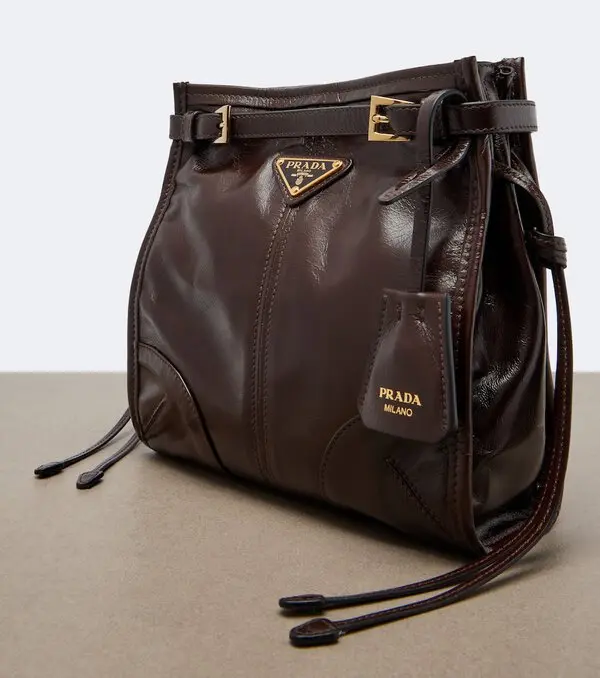 Prada Bonnie Mini Leather Shoulder Bag
