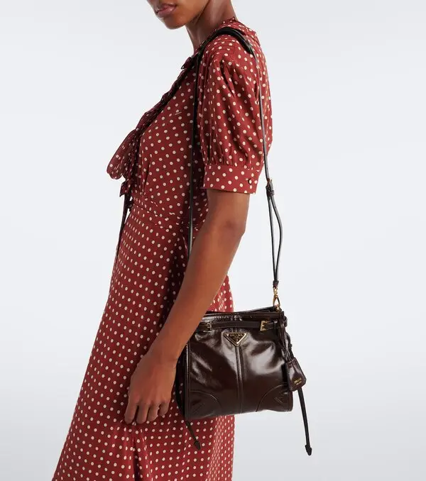 Prada Bonnie Mini Leather Shoulder Bag